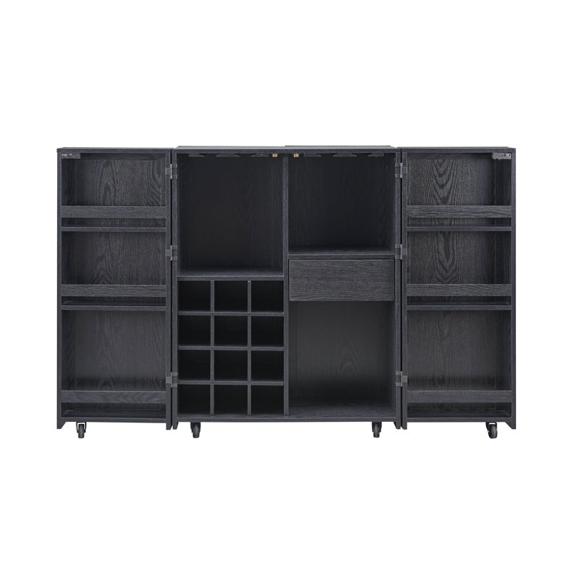 Ebern Designs Yessine 31.5'' Bar Cabinet & Reviews | Wayfair